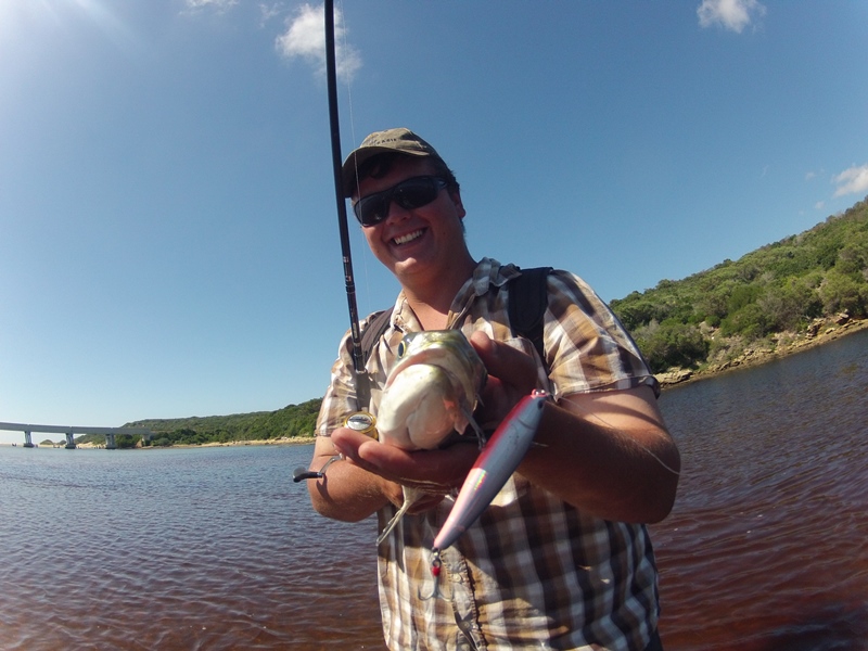 A bit of lure fishing in the Klein Brak River - Rush of Blue