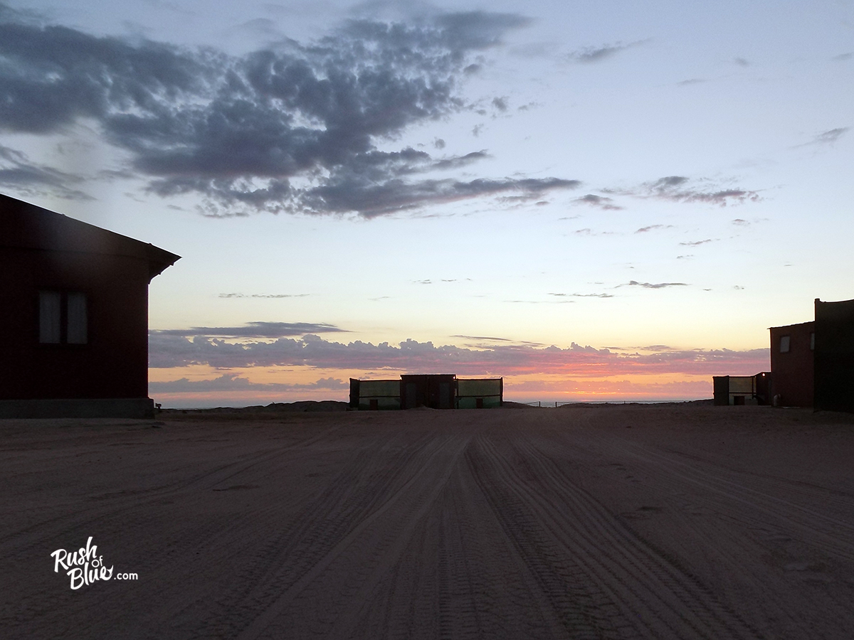 Grinders revving in Namibia - Rush of Blue